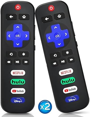 Amazon.com: (Pack of 2) Universal Remote Replaced Control Only for Roku ...