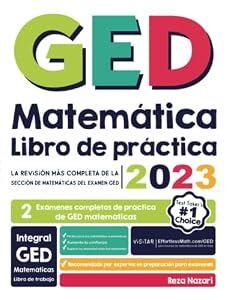 9781637192580: GED Matemática Libro de práctica: Revisión Más Completa ...
