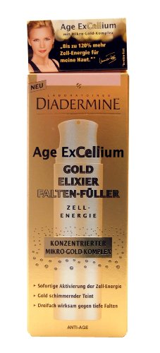 Diadermine Age ExCellium Goldellixier Faltenfüller Mikro-Gold-Komplex ...
