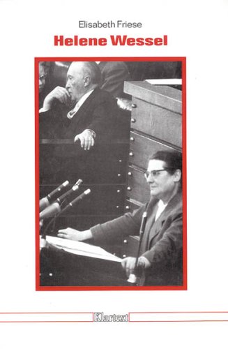 Amazon.com: Helene Wessel (1898-1969): Von der Zentrumspartei zur ...