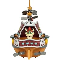 Amazon.com: Super Mario Deluxe Bowser's Air Ship Playset with Mario ...