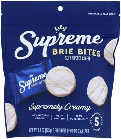 Amazon.com: SUPREME Supremely Creamy Brie Bites, 4.4 OZ : Grocery ...