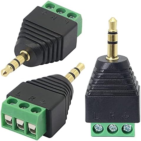 Amazon.com: AAOTOKK 4 Pole 3.5mm Screw Terminal 3.5mm (1/8) Stereo TRRS ...