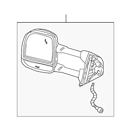 Amazon.com: Genuine Ford 3C3Z-17682-DAA Outer Rear View Mirror Assembly ...