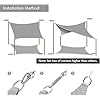 Dripex Sun Shade Sail Waterproof Rectangle Canopy, 3x3m PES Polyester ...