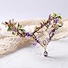 Amazon.com : MOSTORY Purple Elf Flower Crown - Handmade Woodland Elf ...