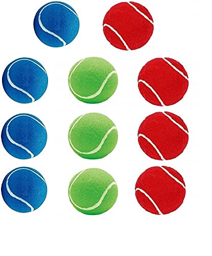 Buy M ART Light Weight Cricket Tennis Ball with Colour Variation 4 Red ...