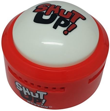 Amazon.com: Talkie Toys Products Shut Up Button – 12 Funny Shut Up ...