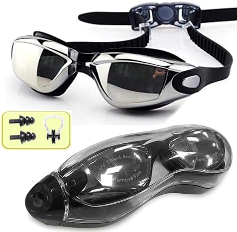 Buy Pangid Swimming Goggles UV Protection Anti-Fog for Men Women Kids ...