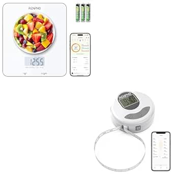 Amazon.com: RENPHO Food Scale with Nutritional Calculator, RENPHO Body ...