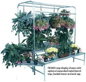 Amazon.com: Step Display Bench - 12' connected run w/basket purlin ...