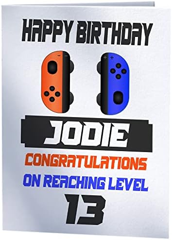 PERSONALISED Gaming Gamer Nintendo Switch Birthday Card for boy girl ...