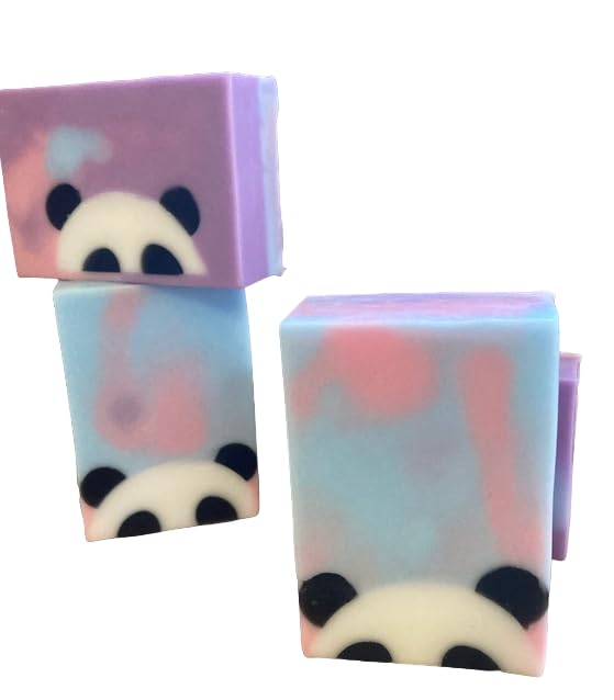 Amazon.com: panda bear theme soap bar (choco strawberry) : Handmade ...
