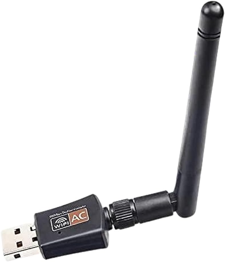 Adaptador Wireless Usb Wifi AC Dual Band 600mbps 2.4ghz + 5ghz Com ...