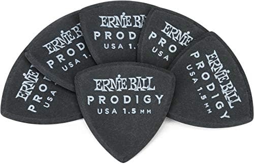 Ernie Ball, Prodigy Large Shield, Plettri da 1,5 mm, colore nero ...