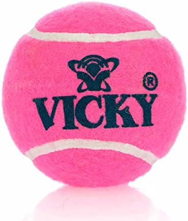 Vicky Rubber Cricket Tennis Ball (Green , Pack Of 6)Material: Rubber ...