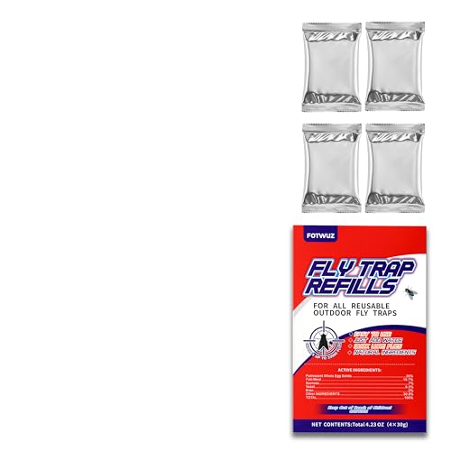 Fly Trap Bait Refill - Natural Fly Bait Refills for All Reusable ...