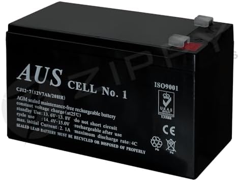 Universal Alarm Battery, 12V 7Ah, Sealed Lead Acid Rechargeable | Aus ...