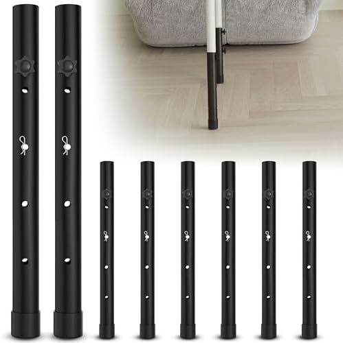 Amazon.com: Laowu Table Leg Extenders for Folding Tables, Folding Table ...