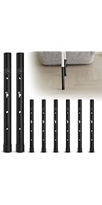 Amazon.com: ZhouDaShu Table Leg Extenders for Folding Tables,Table Leg ...