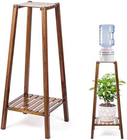 Amazon.com - Metal with Wood Water Dispenser Floor Stand, Water Stands ...