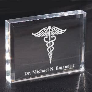Amazon.com: Medical Personalized Keepsake Paperweight : Home & Kitchen