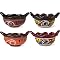 Amazon.com | FFX Authentic Handmade Mexican Salsa Bowls - Traditional ...