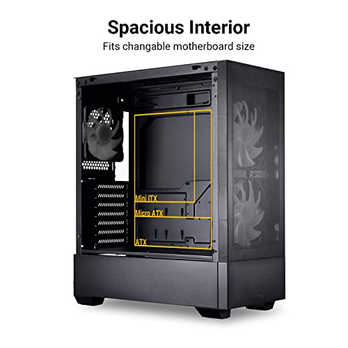 Snapklik.com : LIAN LI High Airflow ATX PC Case, RGB Gaming Computer ...