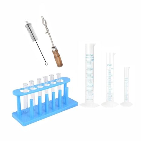 Bello Combo Pack of 12 Lab Products | Plastic Cylinder 10ml 25ml & 50ml ...