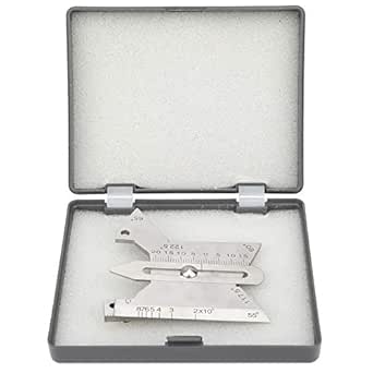 HJC30 Welding Seam Gauge, Stainless Steel Bead Gage, Pit Measure Ruler for Precise Welding ...