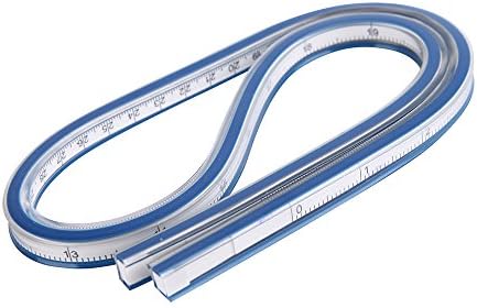 Amazon.com: 24 Inch (60cm) Flexible Curve Ruler Flex Design Rule, Ideal ...
