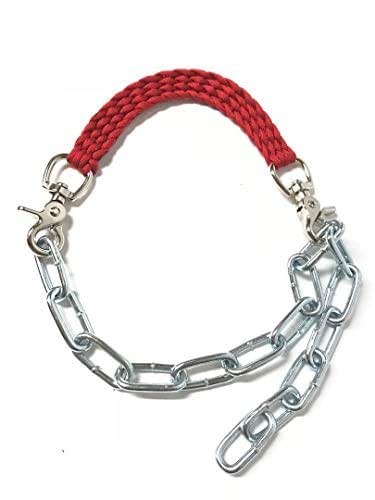 Amazon.com: goat show collar with chain red, optional goat lead ...