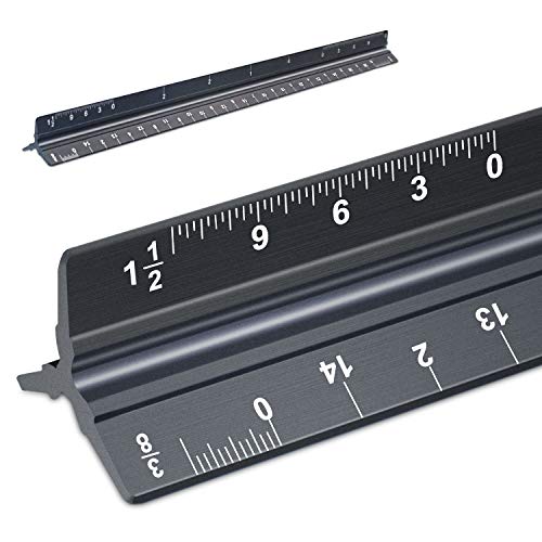 Architectural Scale Ruler, 12 Inch Triangular Al in Pakistan | WellShop.pk