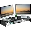 Amazon.com: TEAMIX Dual Monitor Stand Riser with Drawer - Length and ...