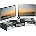 Amazon.com: TEAMIX Dual Monitor Stand Riser with Drawer - Length and ...