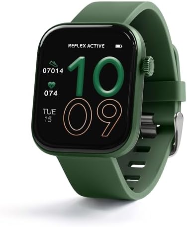 Reflex Active Series 40 Amoled Smart Watch for Women Men with Dual-Time ...