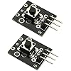 Amazon.com: JCBIZ 2PCS KY-004 3 Pin Button Key Tactile Switch Sensor ...