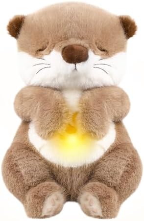 Amazon.com: LLUKEME Baby Comfort Otter Breathing Stuffed Animal Buddy ...