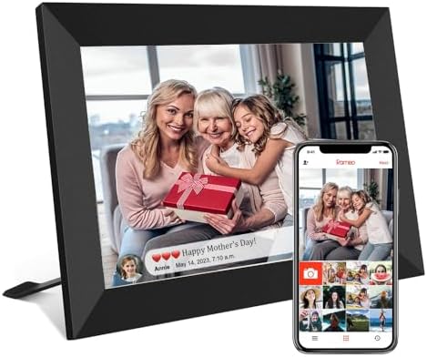 Amazon.com : Bgift 10.1 Inch WiFi Digital Picture Frame, Digital Photo ...