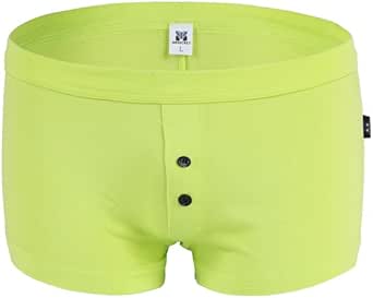 MRSECRET Mens Boxers Shorts Cotton Rich Button Fly Trunks Pants ...