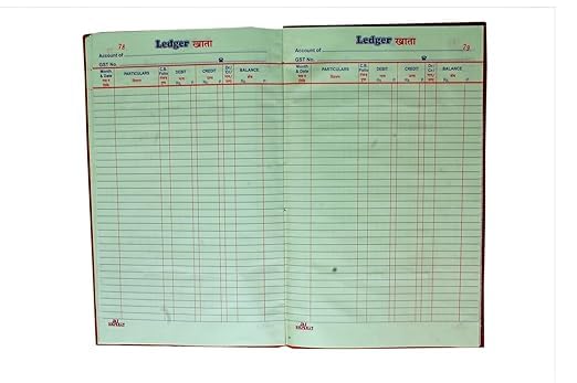 Account Book Ledger Register Note Book (200 Pages) : Amazon.in: Office ...