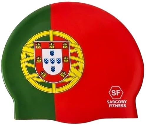 Amazon.com : Portugal Swim Cap Adult Standard-Size for Competitive or ...