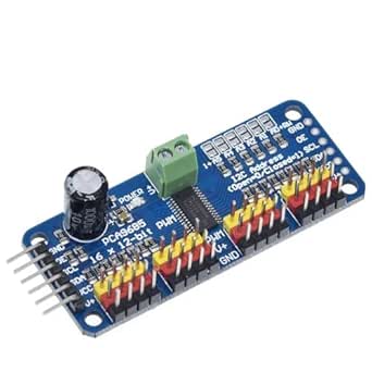 16-Channel 12-bit PWM/Servo Driver - I2C Interface - PCA9685 for Arduino DIY Servo Shield Module ...