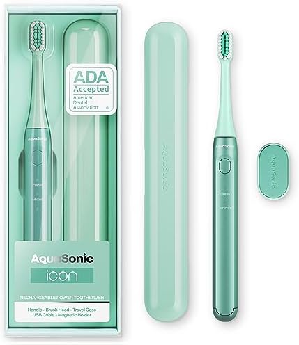 Amazon.com: Aquasonic Icon ADA-Accepted Rechargeable Toothbrush ...