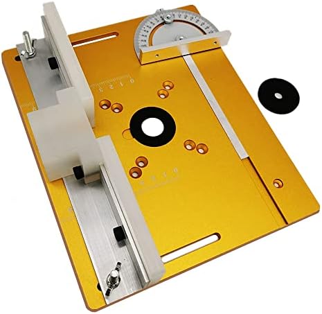 Aluminum Router Table Insert Plate W/Miter Gauge for Woodworking ...