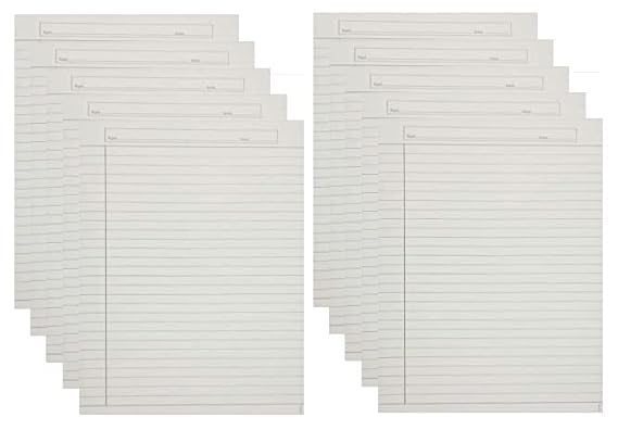 FIRST CLICK A4 project paper a4 size one side ruled paper White Sheet ...