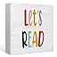 Amazon.com: Nursery Today a Reader Tomorrow a Leader Wood Box Sign Desk ...