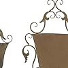 Amazon.com: Deco 79 Metal Scroll Wall Indoor Outdoor Hanging Planter ...