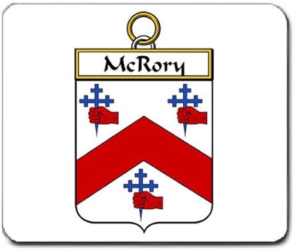 Amazon.com : McRory or McCrory Family Crest Coat of Arms Mouse Pad ...