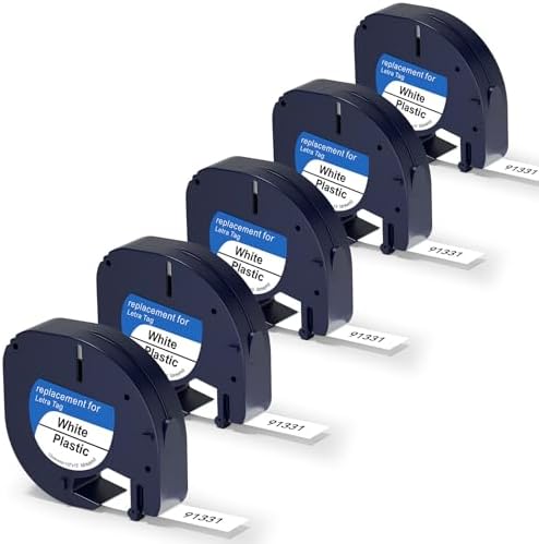 Amazon.com: Compatible with Dymo Letratag Refills 91201 91331 S0721660 ...